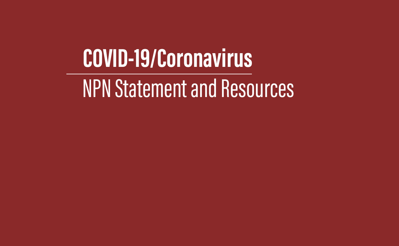 COVID-19/Coronavirus NPN Statement and Resources - National Performance ...